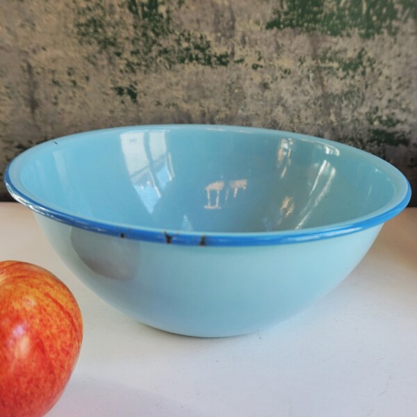 Enamelware Bowl - Etsy