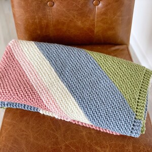 Riley Blanket PDF Knitting Pattern, Knee Blanket Knitting Pattern, PDF ...