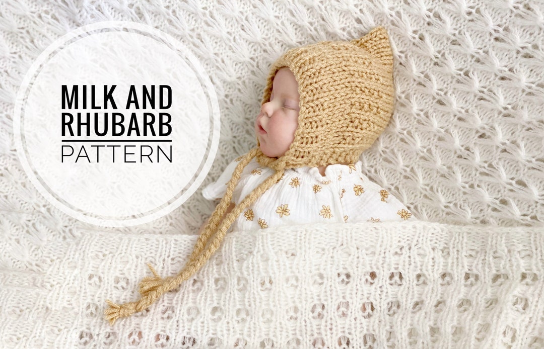 Drew PDF Baby Pixie Bonnet Knitting Pattern, Baby Knitting Pattern ...