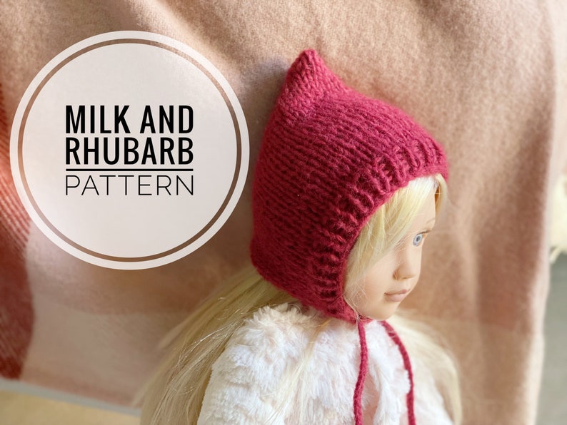 Cora PDF 45cm Doll Knitting Pattern Doll Pixie Hat, Doll Knitting ...