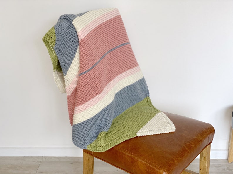 Riley Blanket PDF Knitting Pattern Knee Blanket Knitting - Etsy UK
