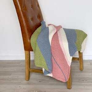 Riley Blanket PDF Knitting Pattern, Knee Blanket Knitting Pattern, PDF ...