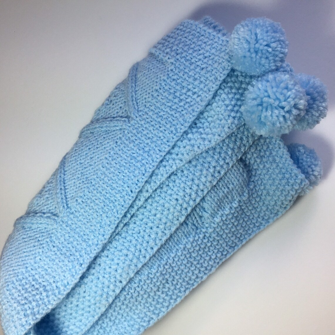 Baby Blue Vintage Style Blanket Baby Boy Throw Fashion - Etsy