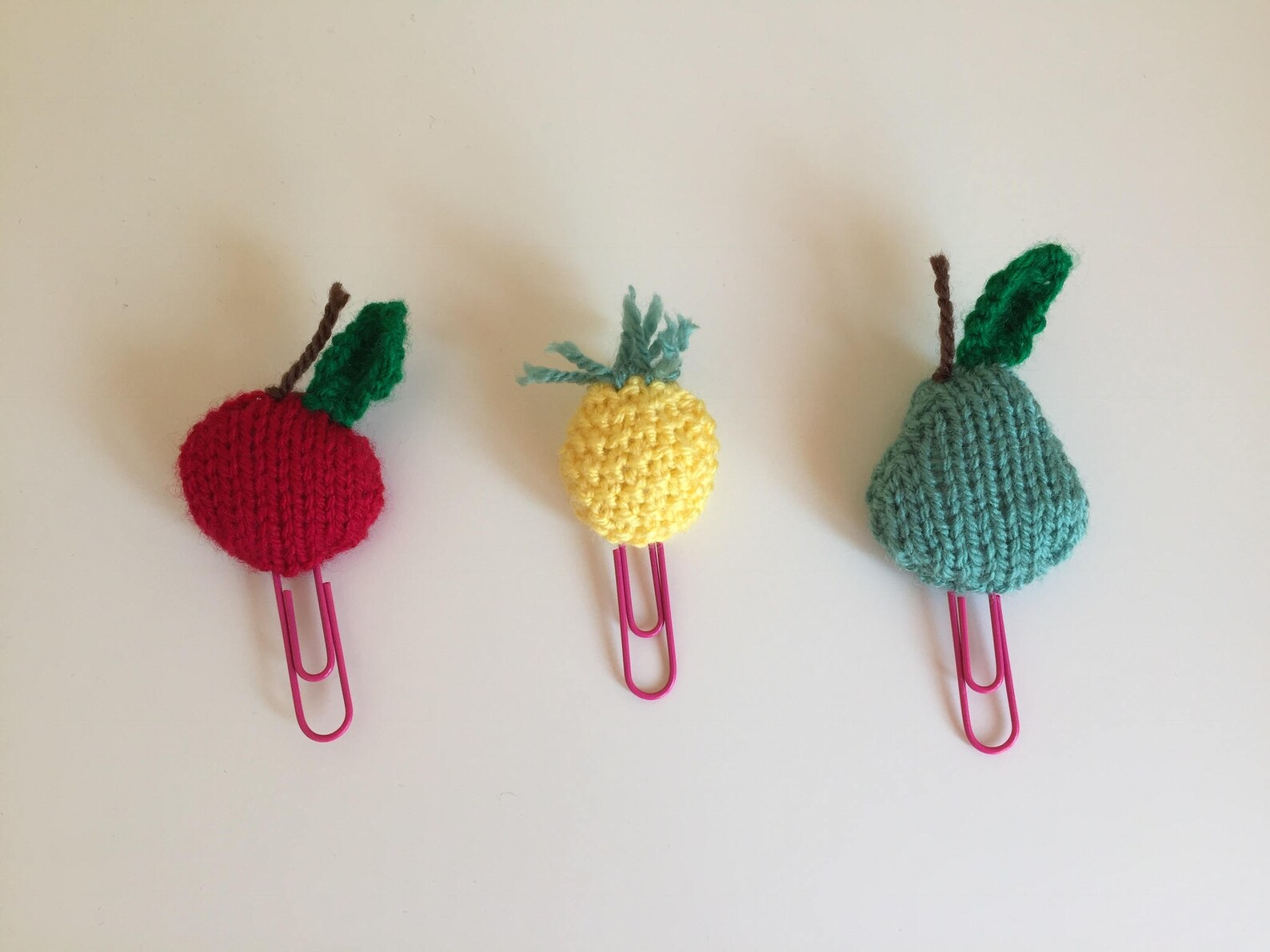 Teacher Gift - Paper Clip - Fruit Paperclip - Handmade - Small Gift ...
