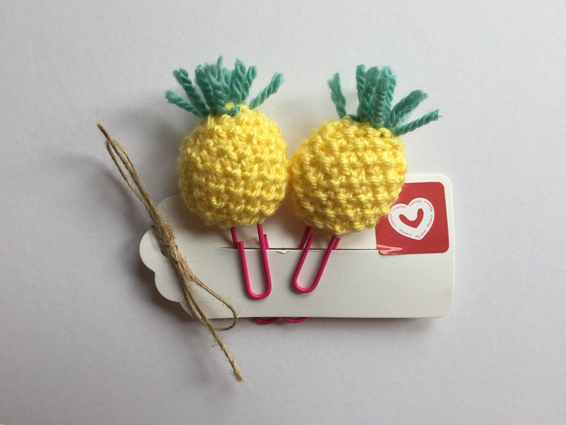 Teacher Gift - Paper Clip - Fruit Paperclip - Handmade - Small Gift ...