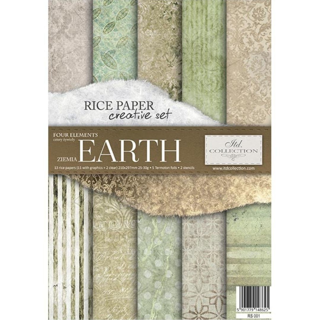 Assorted Decoupage Paper Pack EARTH - Etsy