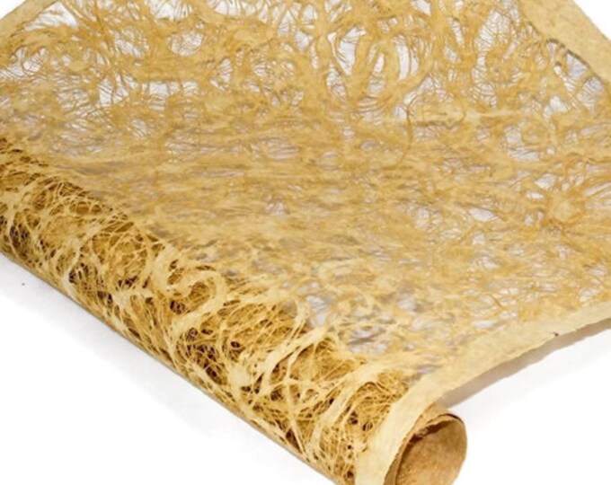 Amate Bark Paper From Mexico Lace Pattern Mustard - Etsy