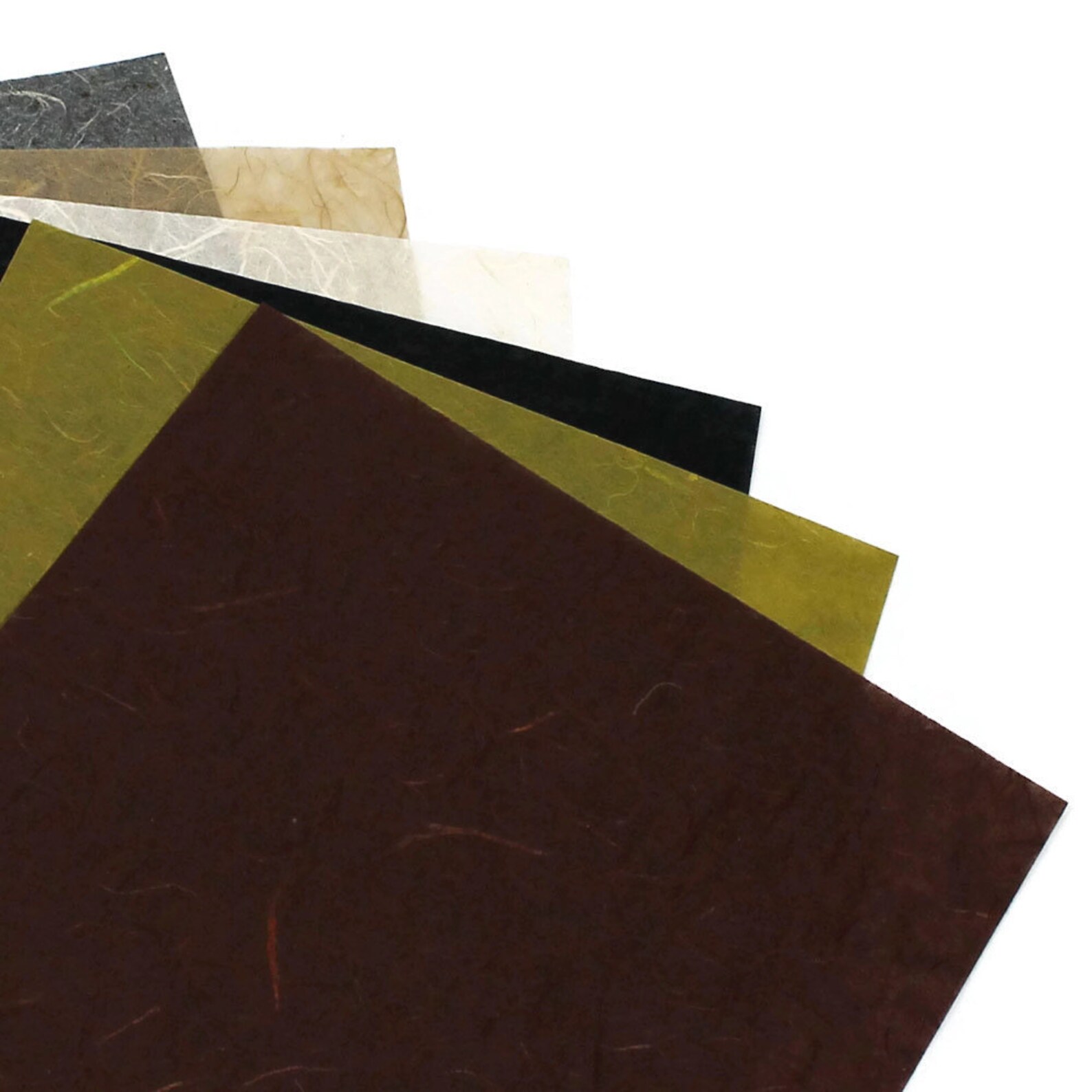 Mulberry Kozo Paper in 6 Neutral Shades for Arts Crafts and | Etsy
