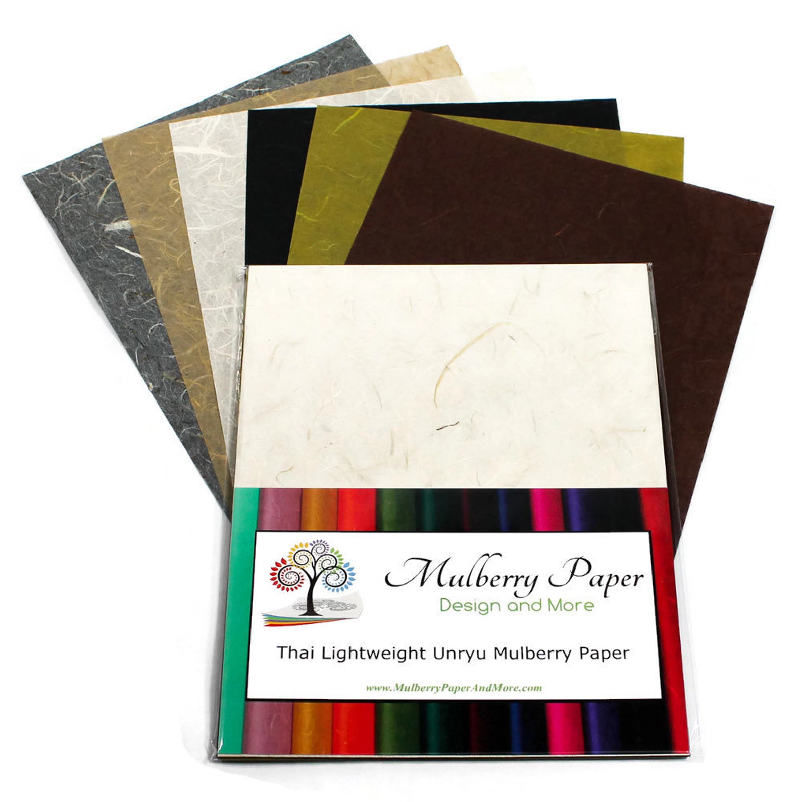 Mulberry Kozo Paper in 6 Neutral Shades for Arts Crafts and | Etsy