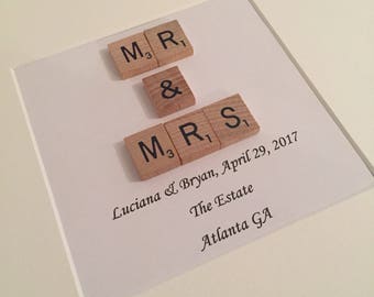 Wedding date frame | Etsy