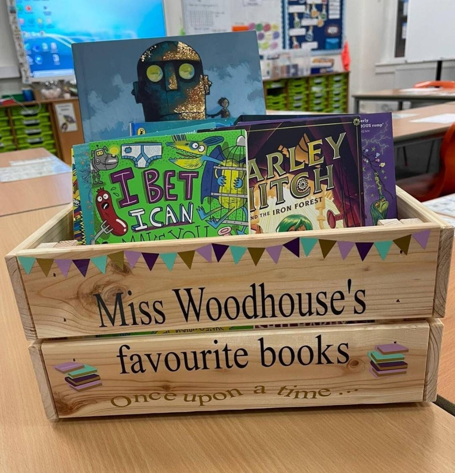 Personalised Classroom Decor Teacher or Childs Favourite Books - Etsy