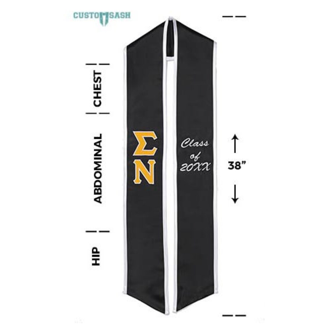 Sigma Nu Fraternity Graduation Stole / Graduation Sash - Etsy