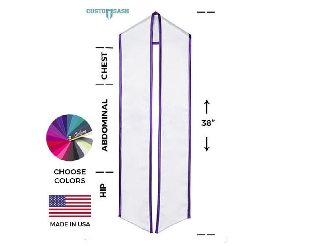 SINGLE BLANK SASH - Etsy