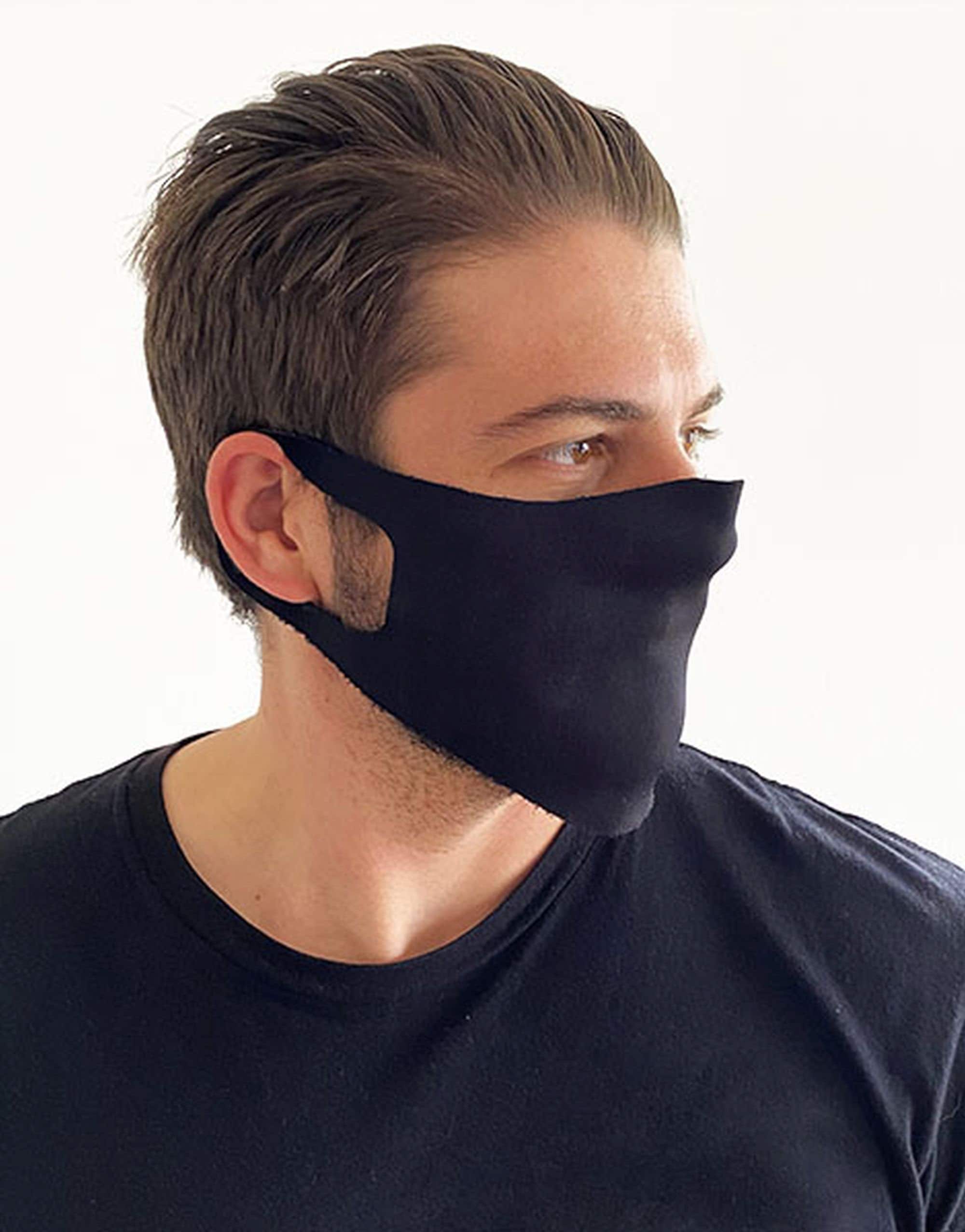 Face Mask 12 Pack Laser Cut No Touch Black - Etsy
