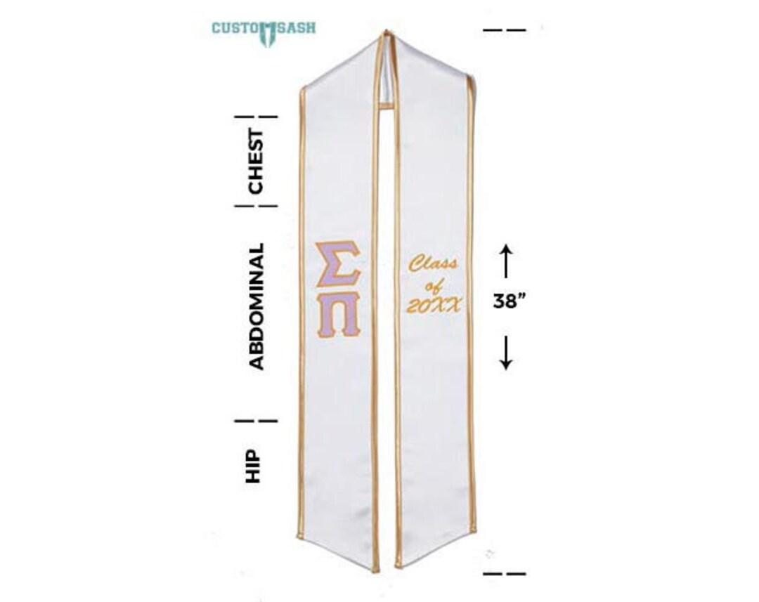 Sigma Pi - Fraternity Graduation Stole / Graduation Sash - Etsy