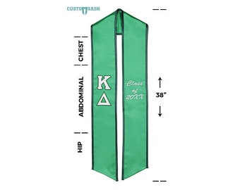 Alpha Xi Delta Sorority Graduation Stole / Graduation Sash | Etsy