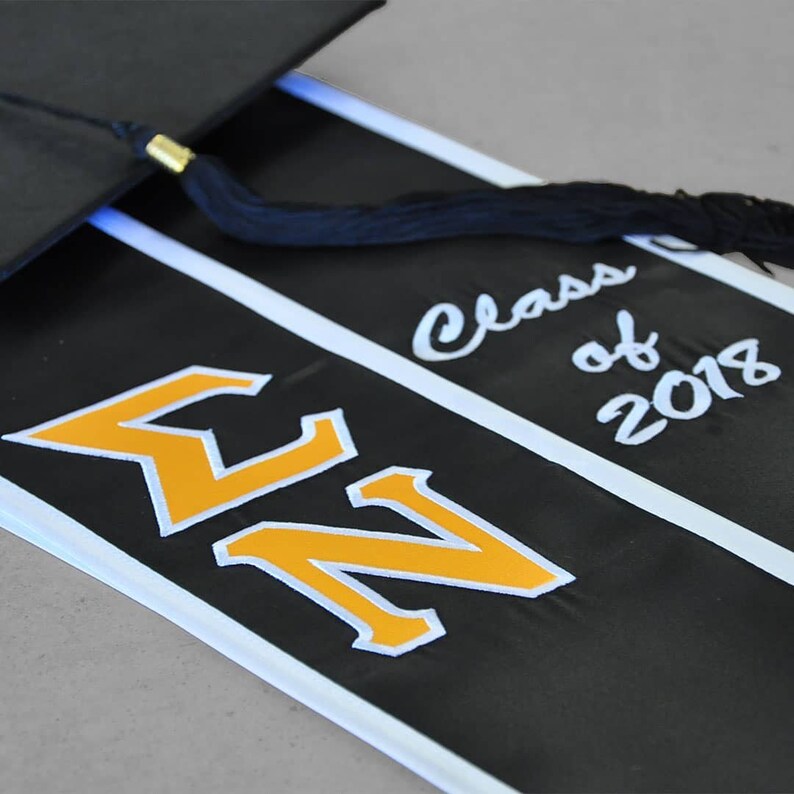 Triangle Fraternity Graduation Stole / Graduation Sash - Etsy