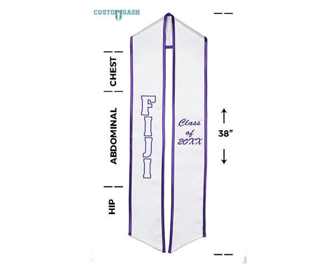 Phi Gamma Delta FIJI Fraternity Graduation Stole / - Etsy