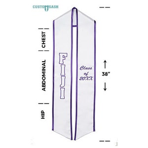 Phi Gamma Delta - FIJI Fraternity Graduation Stole / Graduation Sash - Etsy