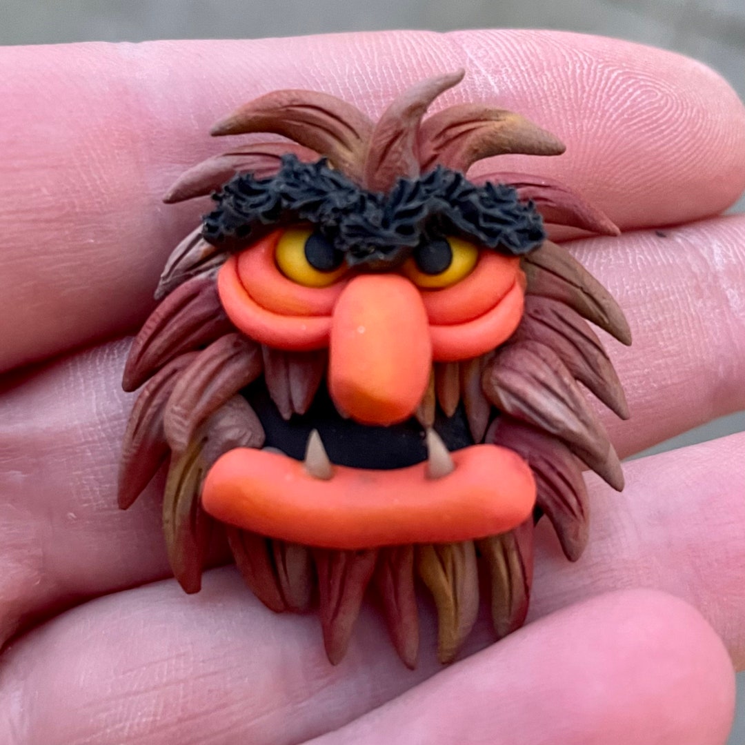Sweetums Muppet Show Inspired Pin Brooch Monster - Etsy
