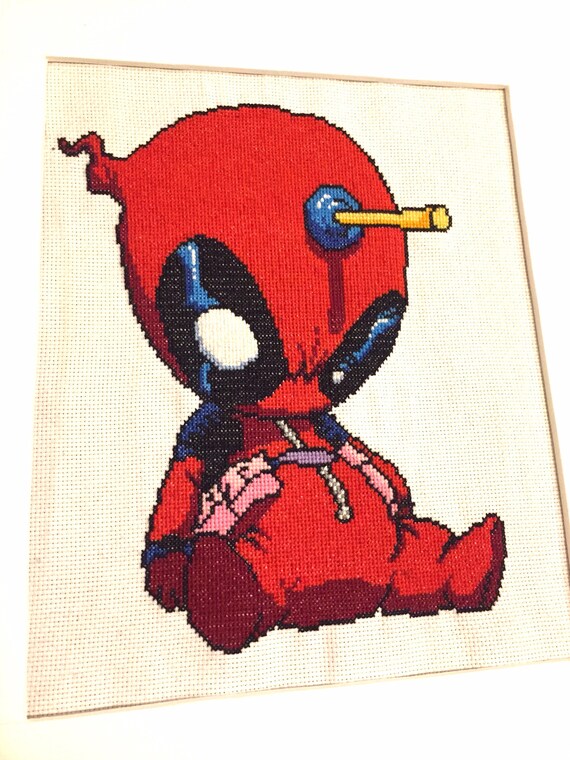 Cross Stitch Patterns Craft Supplies & Tools Deadpool 2 PDF Cross ...