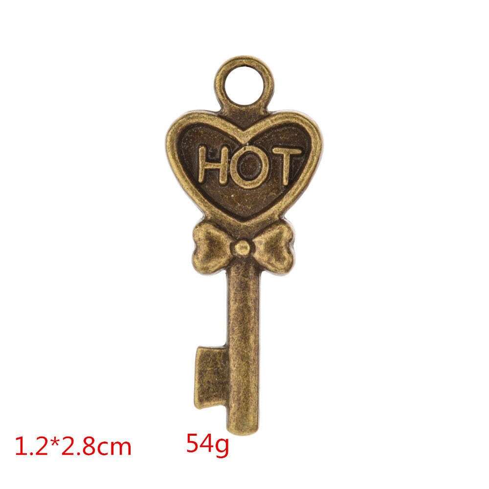 30pcs Alloy Key pendant charm | Etsy