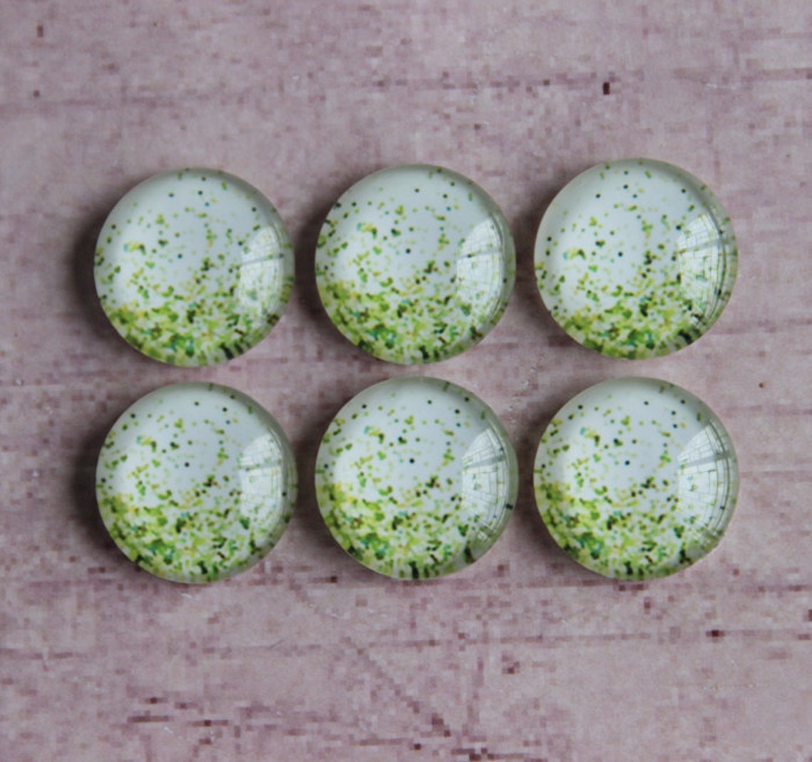 Handmade Glass Cabochon 12mm Photo Glass Cabochons 586X12 - Etsy