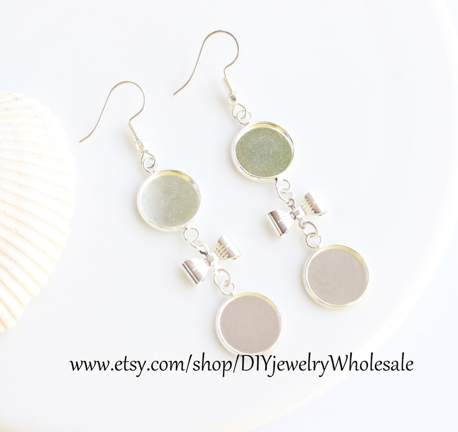 10pcs 12mm Earring Blank Earrings Bases Settings Cabochon - Etsy