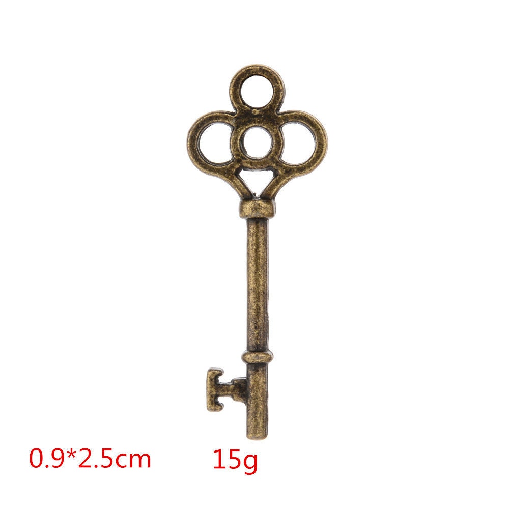 30pcs Alloy Key pendant charm | Etsy