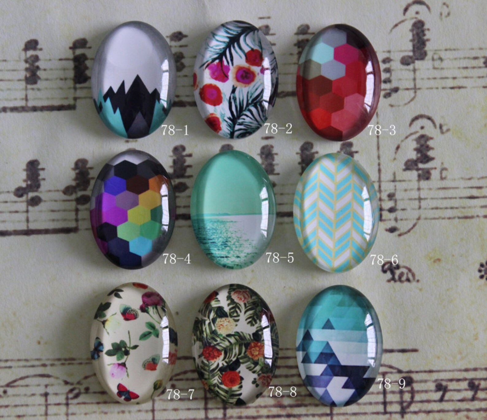 4pcs 18x25mm Handmade Oval Photo Glass Cabs Cabochons 10x14mm - Etsy