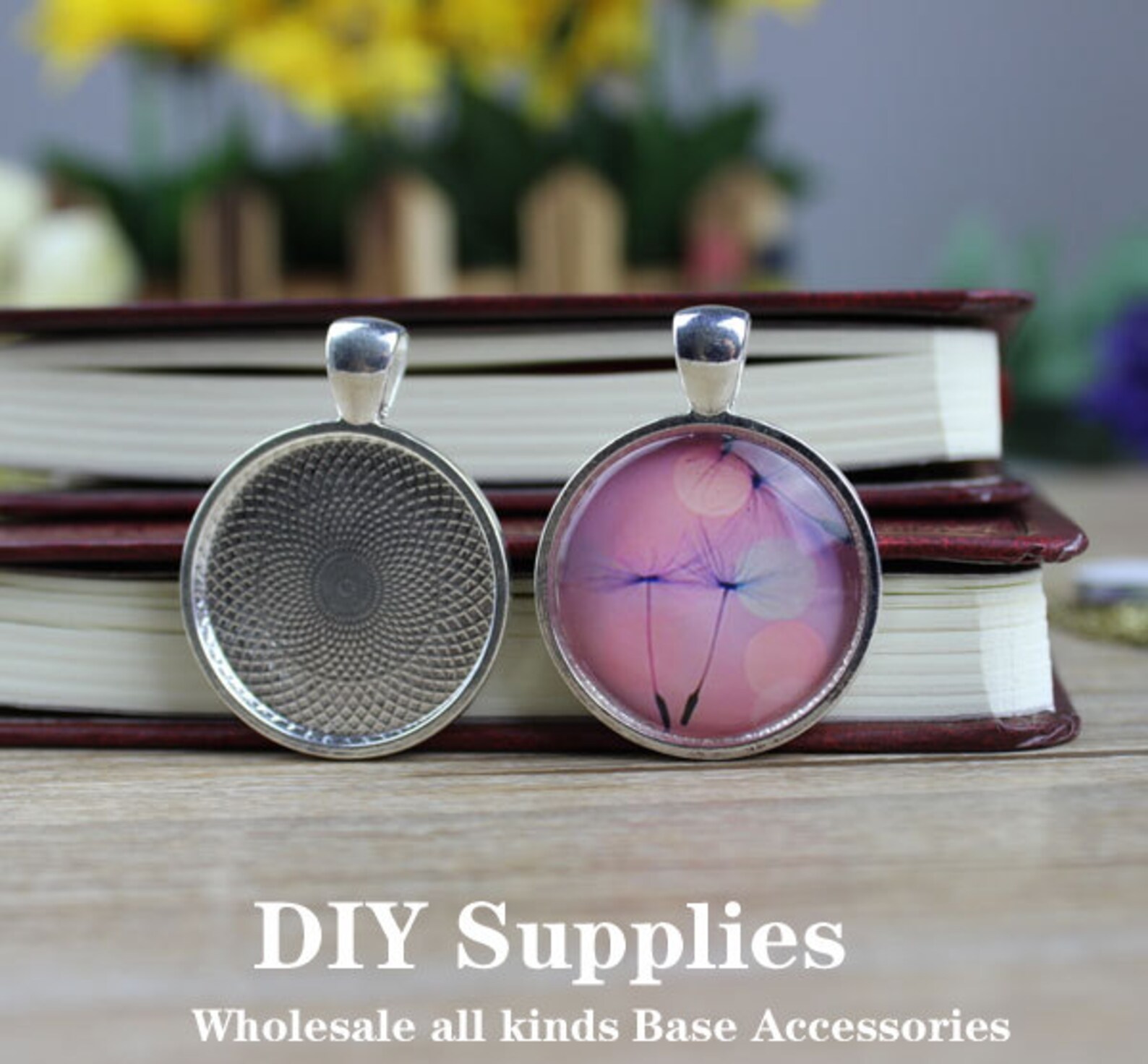 10pcs Round Bezel Pendant Traysdiy Round Bezel Pendant Trays - Etsy