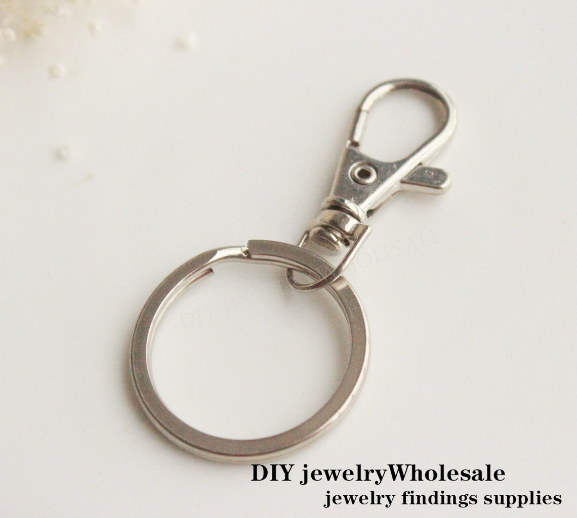 10 Sets Photo Keychains DIY Kit key Chain Attachments Pendant - Etsy
