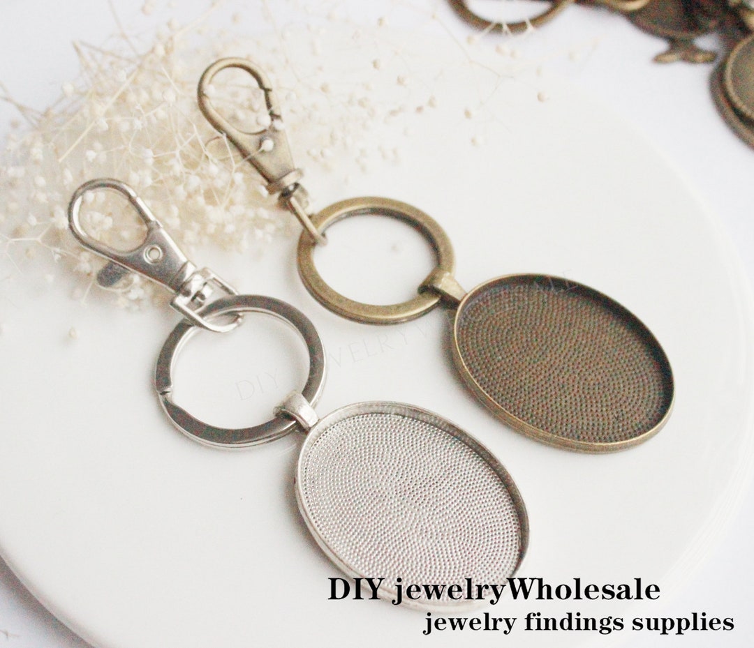 5sets Photo Keychains DIY Kit 30x40mm,key Chain Attachments Pendant ...