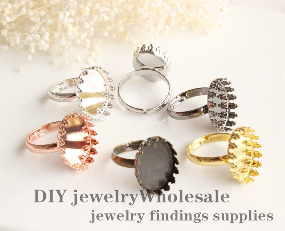 20pcs 15mm Round Bezel Ring Blanks Brass Ring Settingsbrass - Etsy