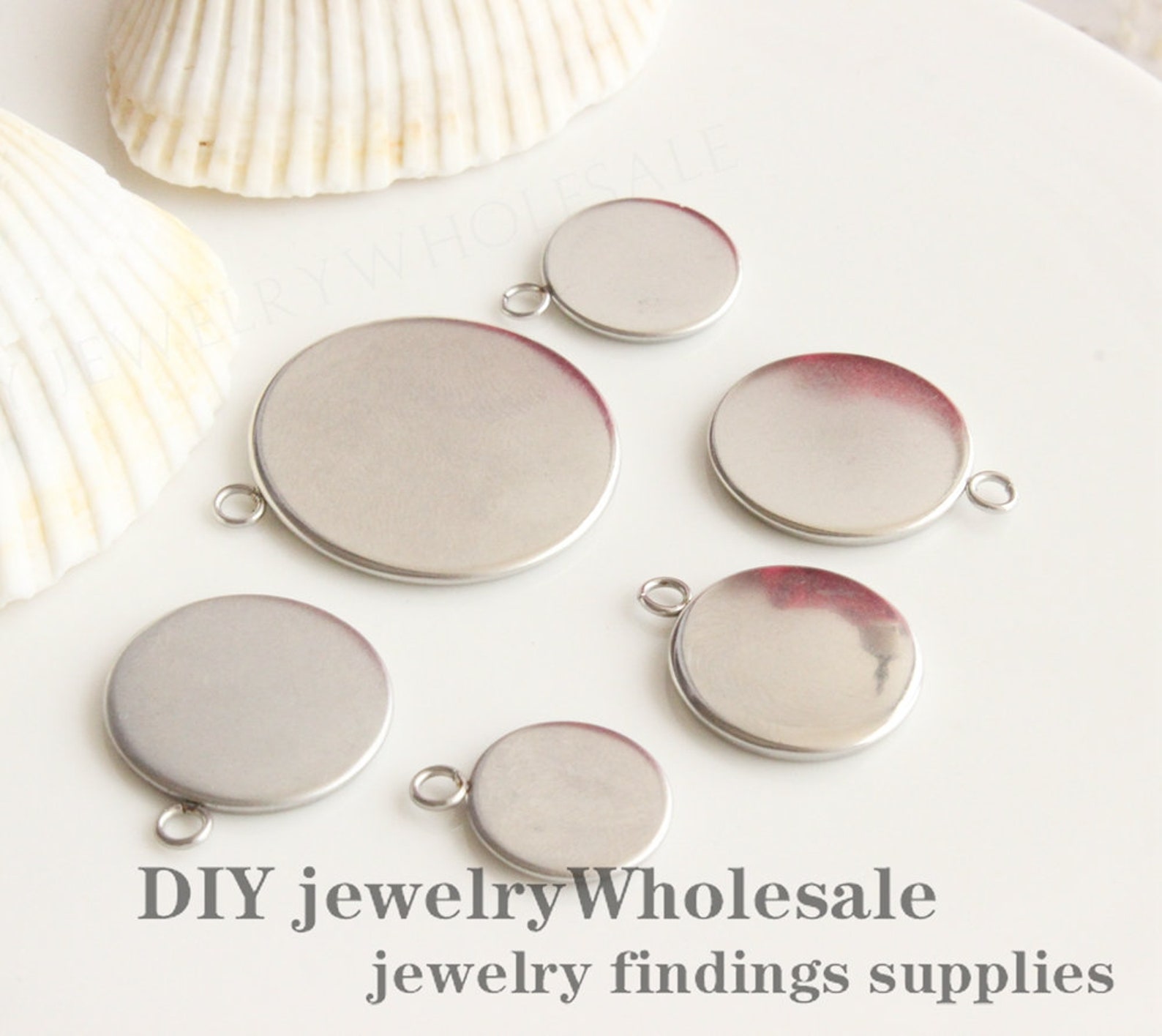 20pcs Stainless Steel Bezel Blanksround Bezel Tray Setting - Etsy