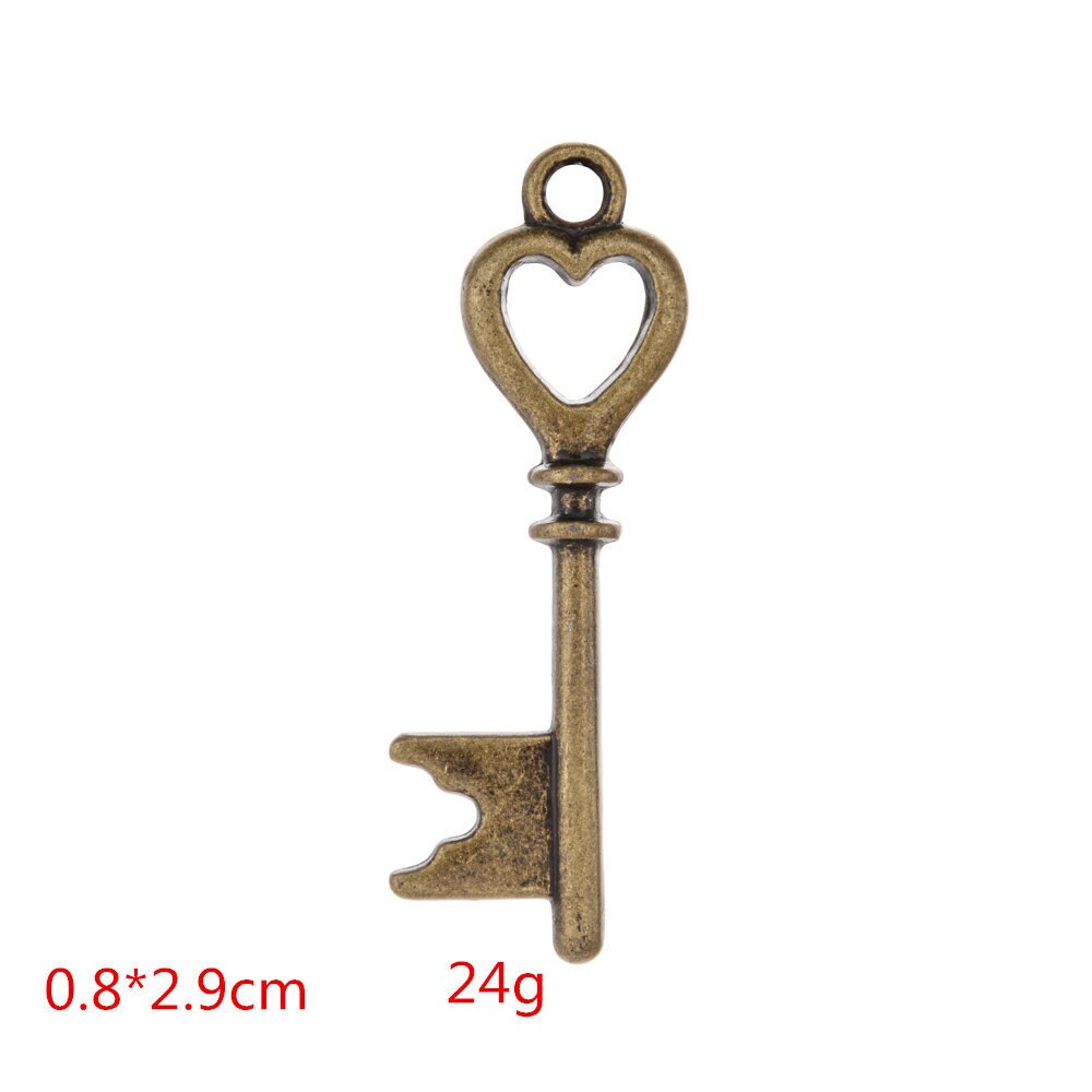 30pcs Alloy Key pendant charm | Etsy