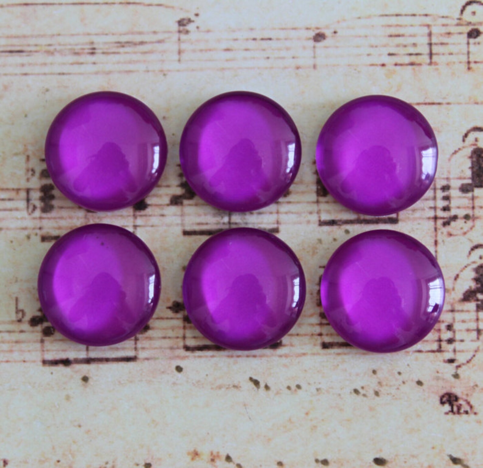 Purple Glass Cabochon 12mm 10mm 14mm 15mm 16mm 18mm 20mm 25mm 30mm ...