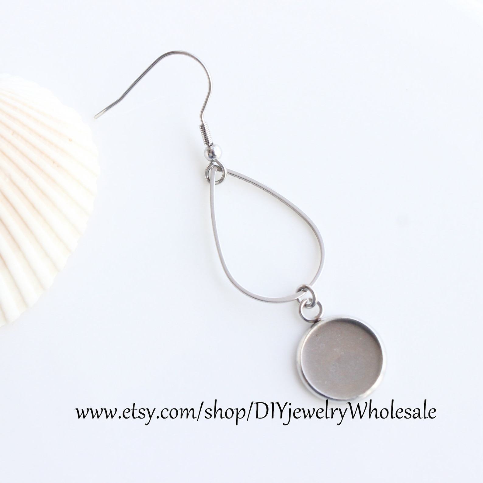 20pcs Surgical Steel Earring Blank 8-25mm Earrings Bases - Etsy