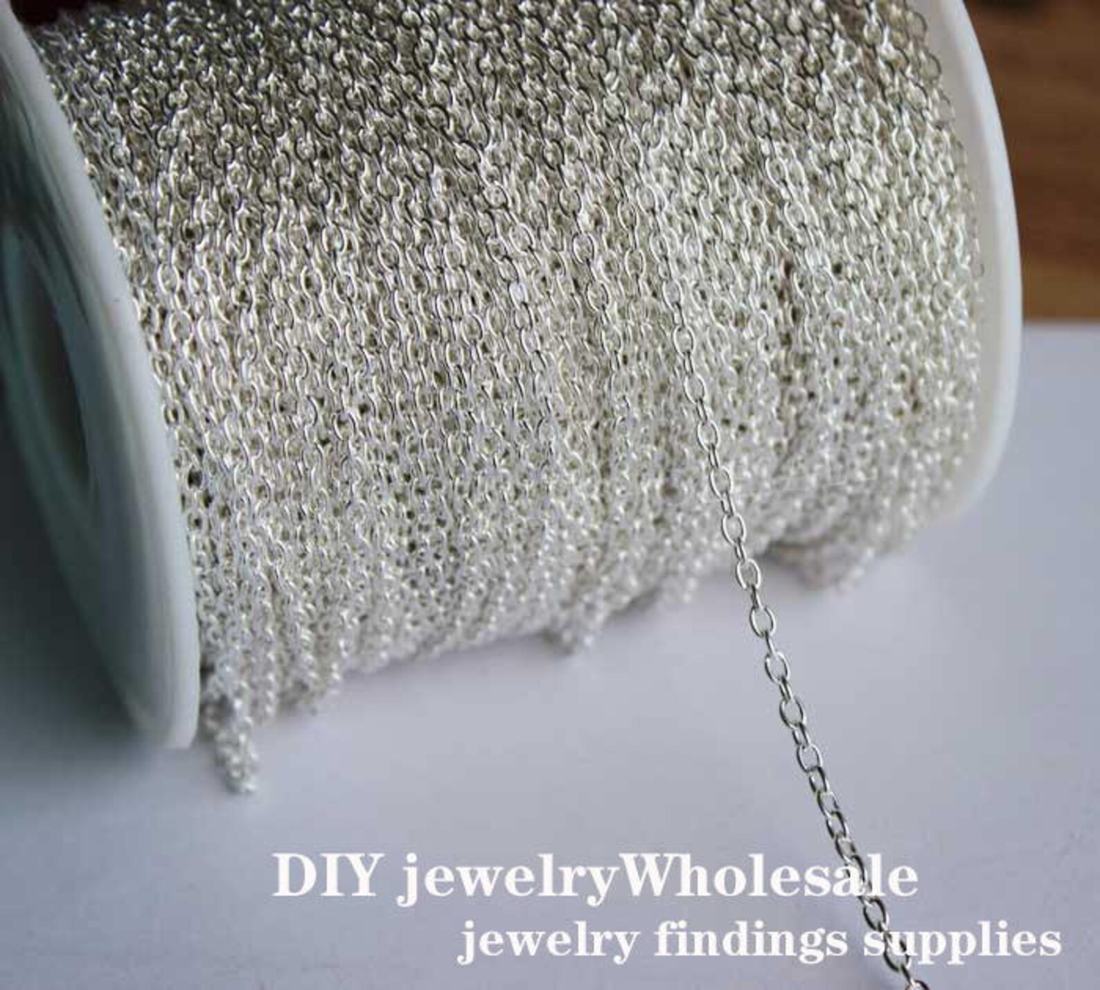 16ft Silver 2mm Oval Link Chain Loop Chain 2mm O Chains - Etsy