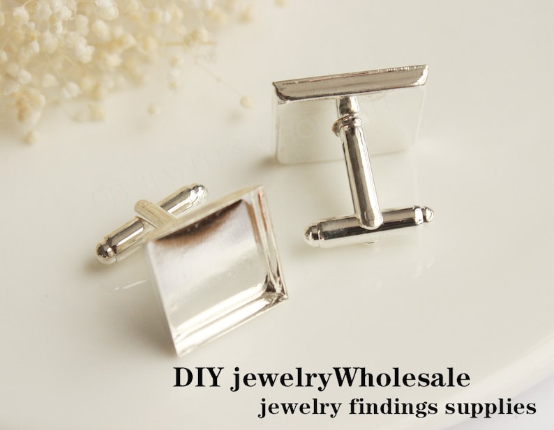20pcs Square Cuff Link Blanks 16mm / 18mm / 20mm / 25mm - Etsy