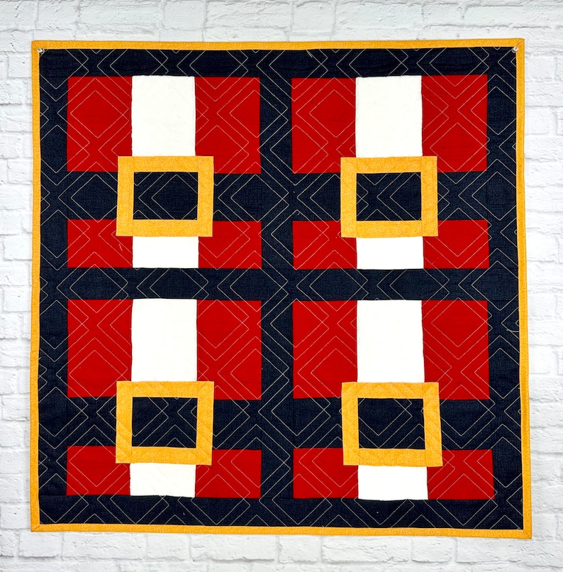 Santa Suit Quilt Kit - Mandi Persell of Sewcial Stitch - Kit Includes ...