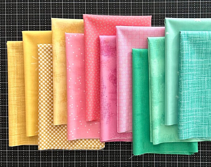 Sherbet Pastel Fat Quarter Bundle Riley Blake Moda and Art Gallery ...