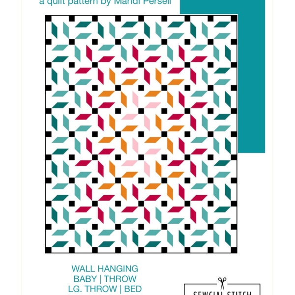 Geometric Quilt - Etsy