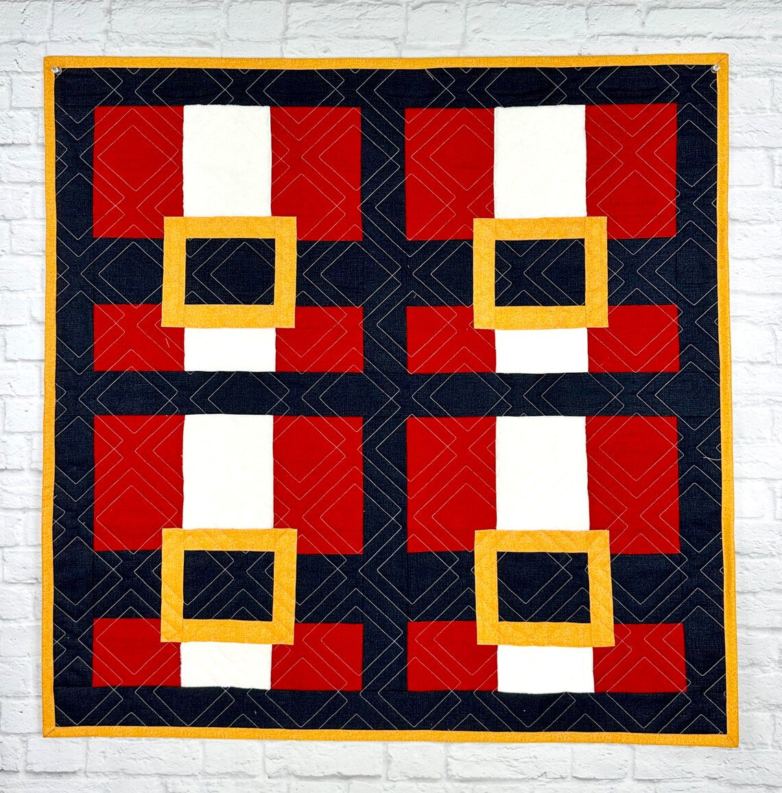 Santa Suit Modern Christmas Quilt PDF Pattern by Mandi Persell of ...