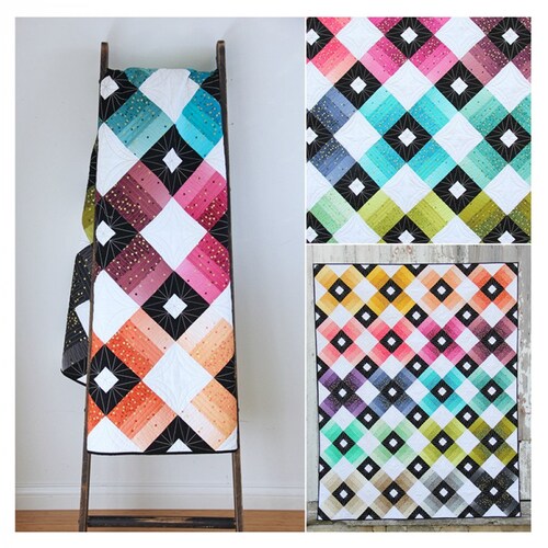Ombre Flower Bouquet Quilt Pattern V and Co VC1263 Modern - Etsy
