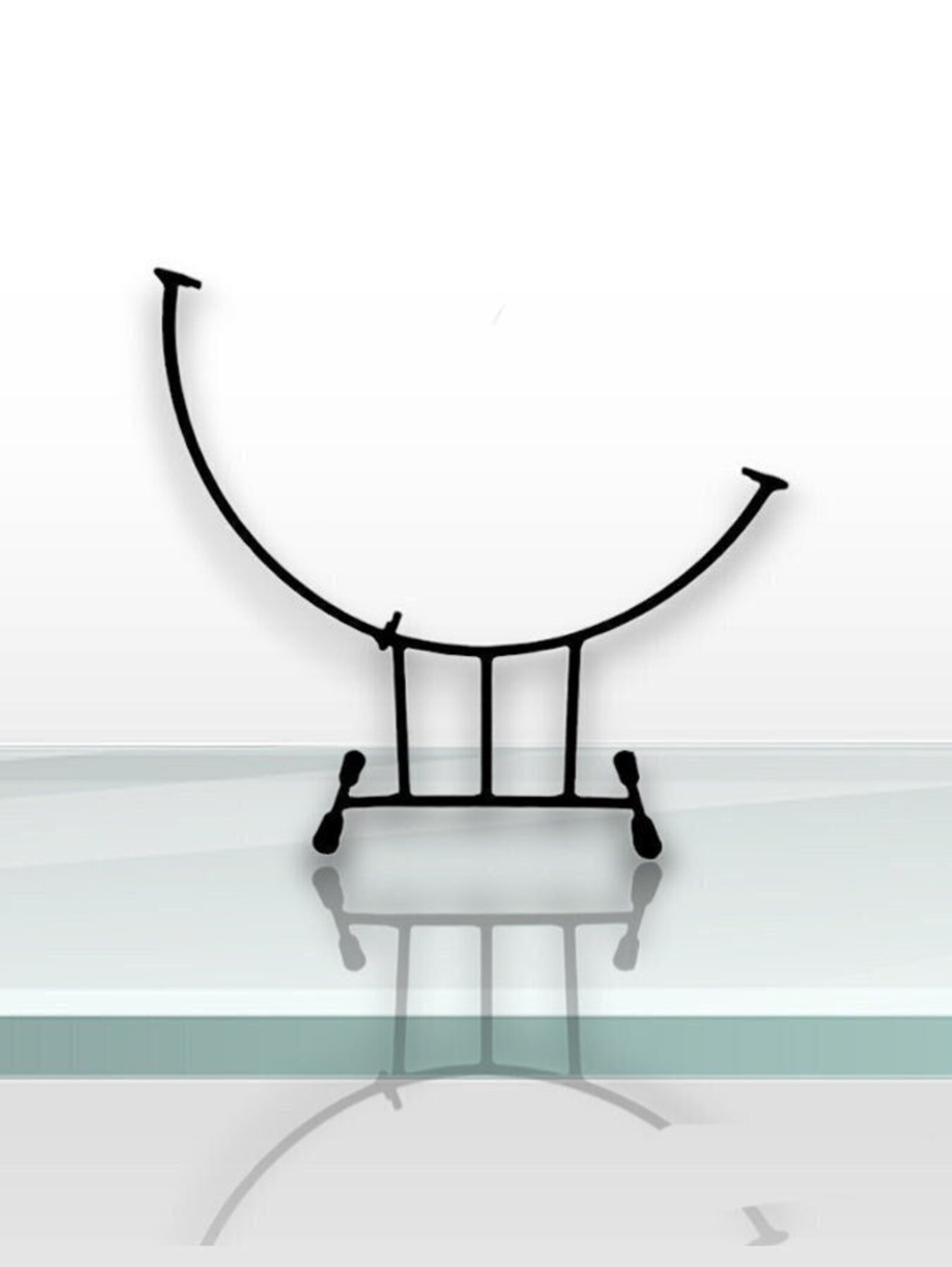 Unique Metal Glass Display Stand, Metal Home Decoration, Plate ...