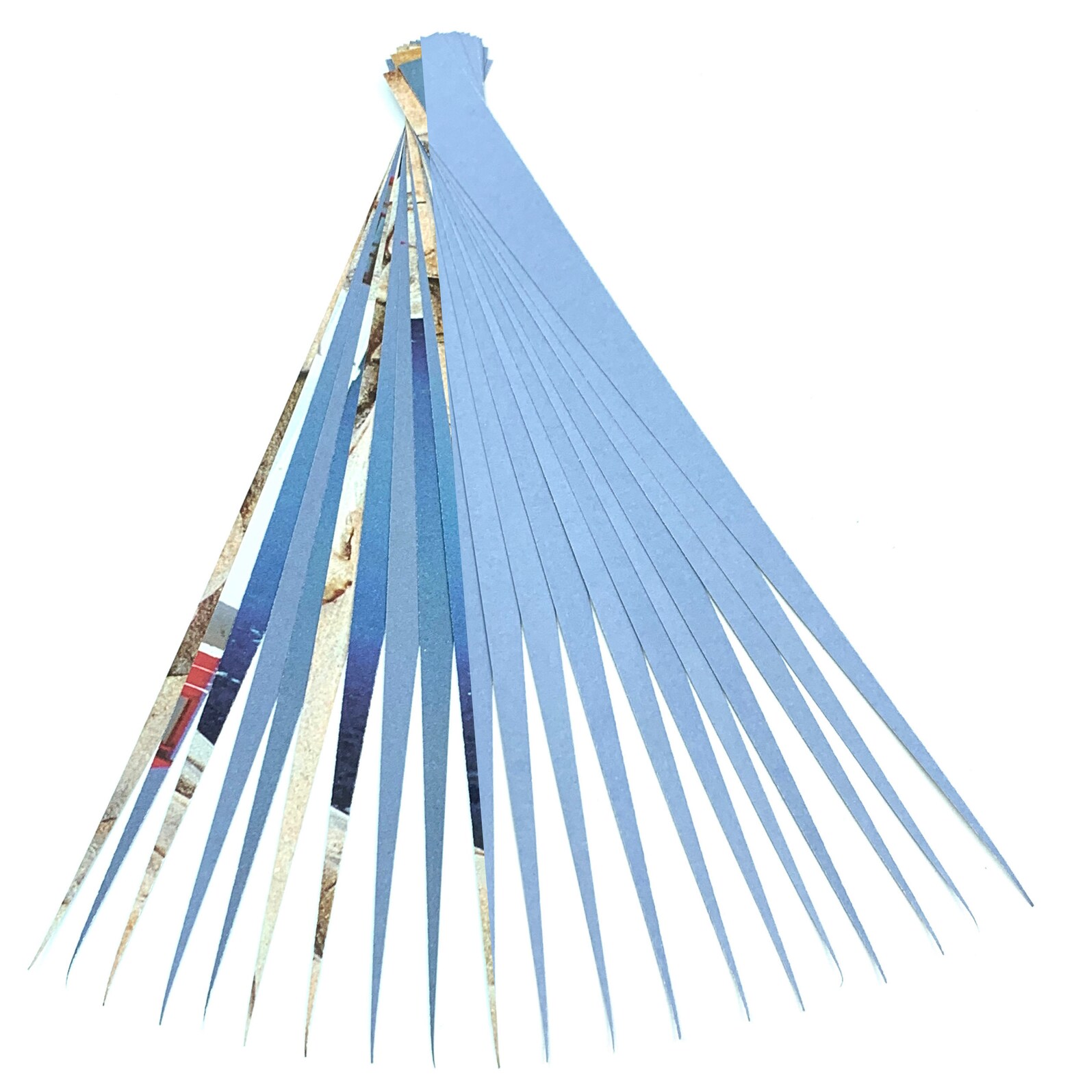 Paper Strips Double Sided Precut 1/2 or 1 Paper - Etsy