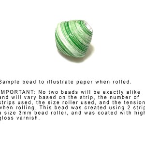 Green Paper Strips Half Inch or 1 Inch Precut Paper Bead Strips Make ...