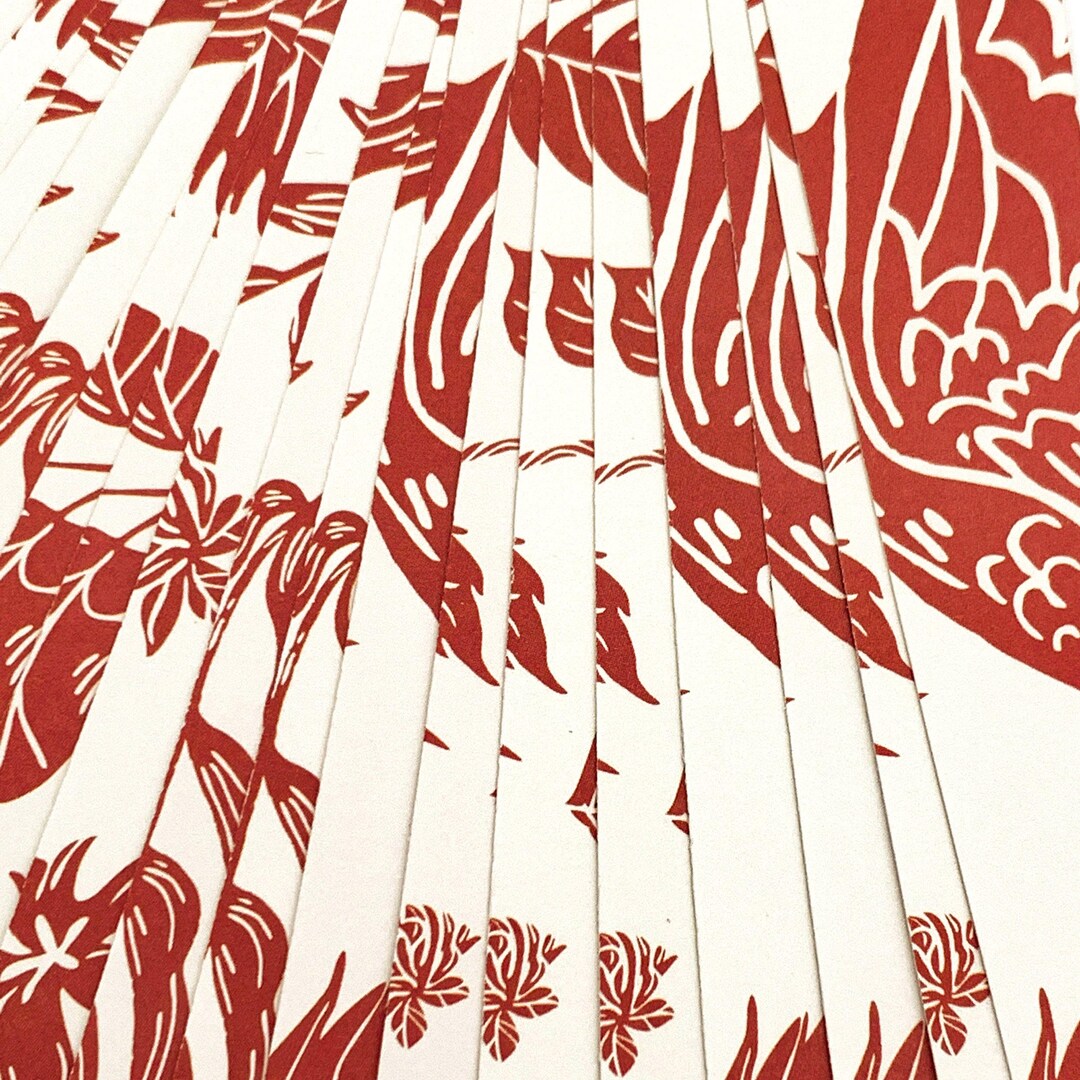 Paper Strips Half Inch or 1 Inch Paper Bead Strips Make Paper Beads ...