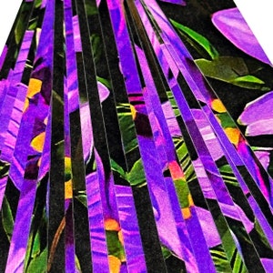 Purple Paper Strips to Make Paper Beads, 1/2 Wide X 11 Long Triangle ...